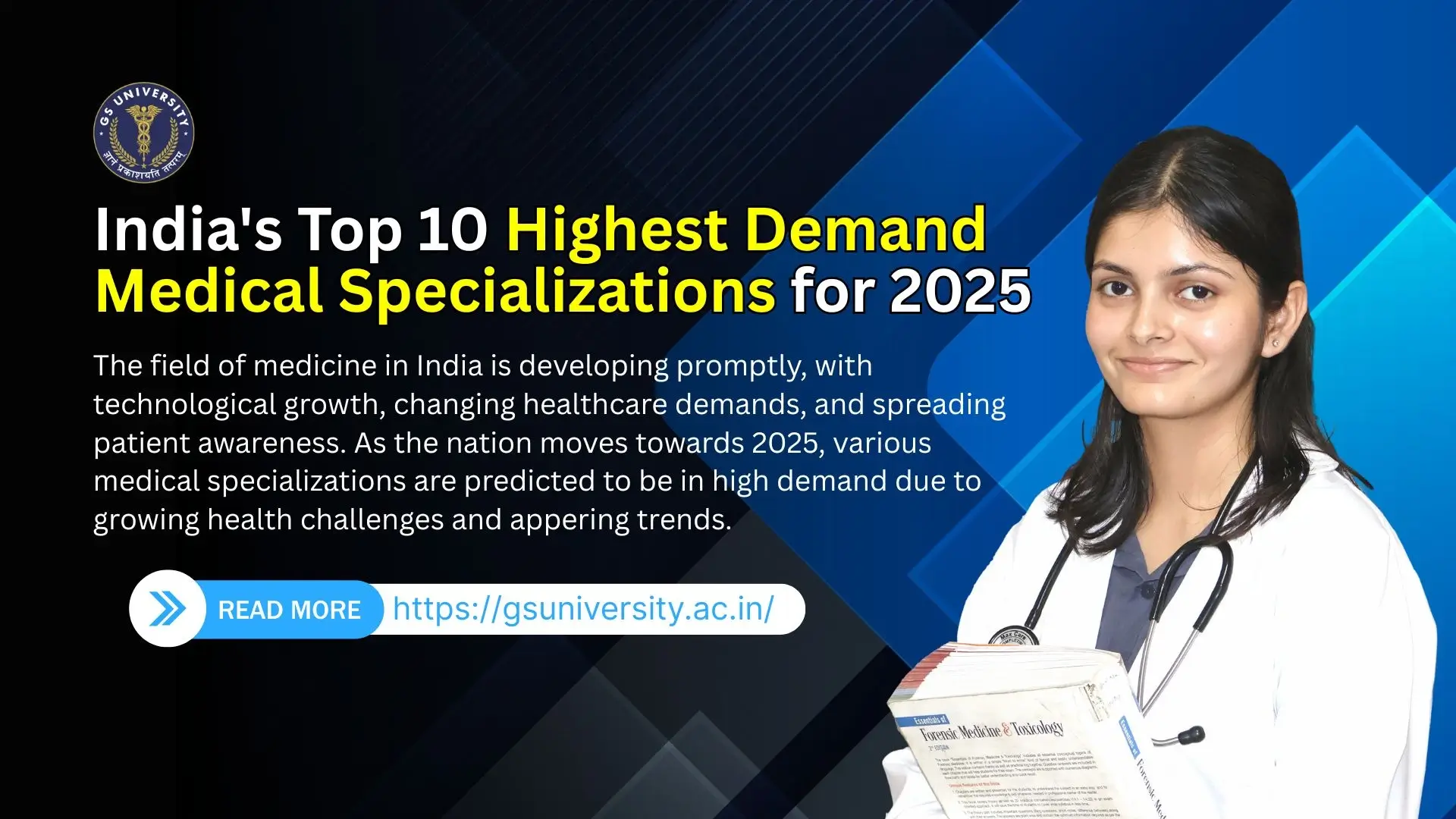 Why is GS University among The Top Medical Universities in UP India